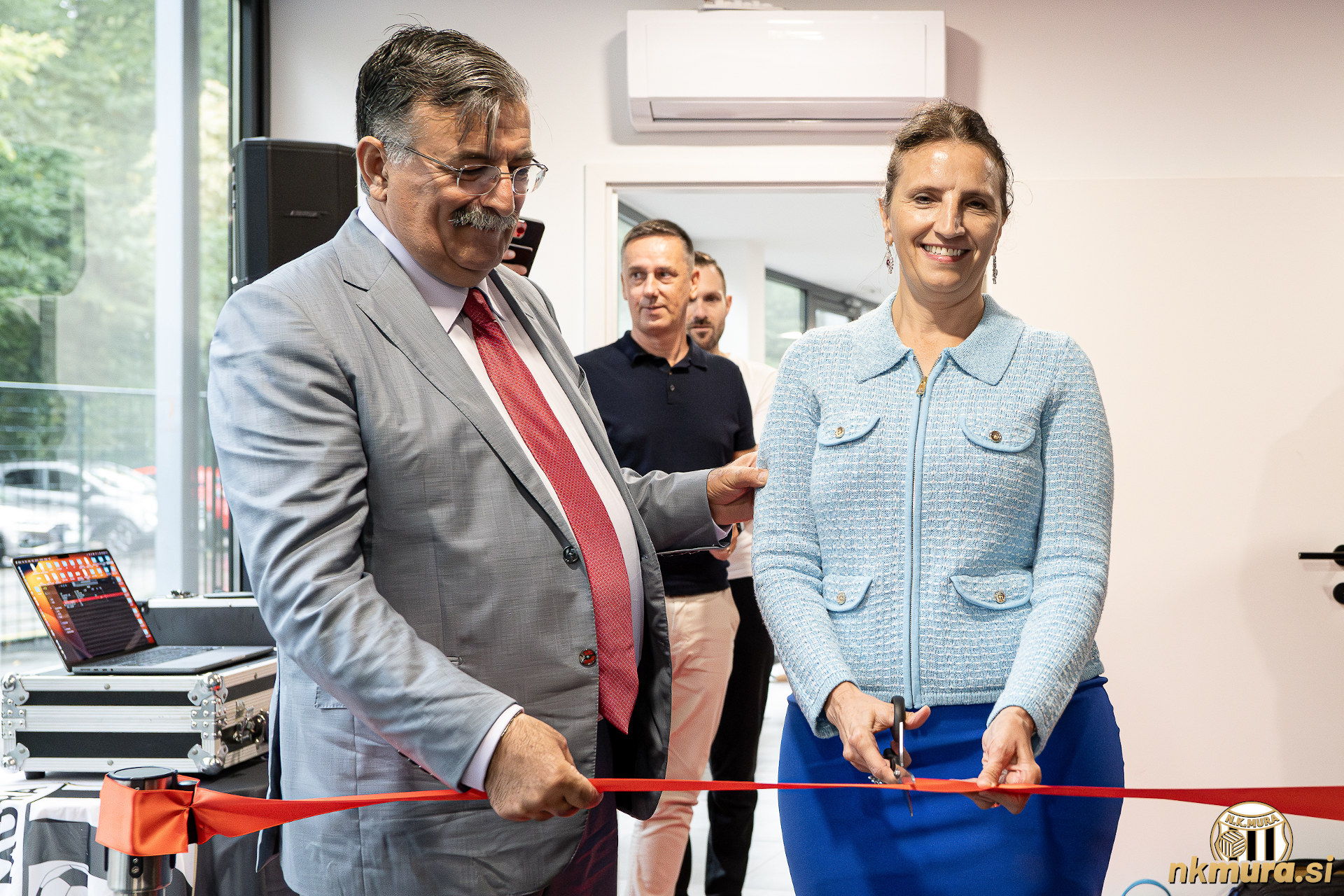 NK Mura skozi čas - Linda Juncaj slovesno odprla Murin fitnes Mura Gym