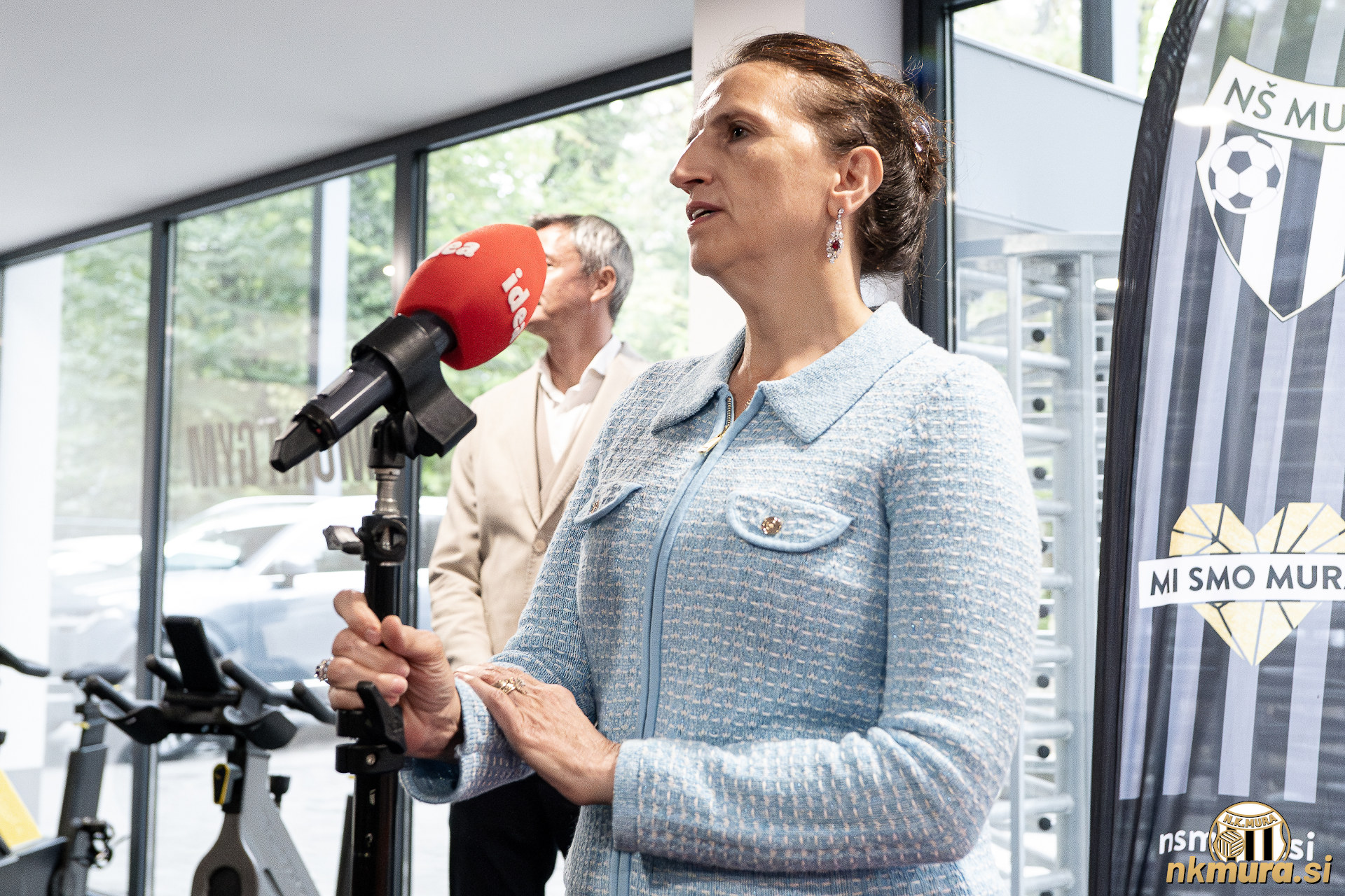 NK Mura skozi čas - Linda Juncaj slovesno odprla Murin fitnes Mura Gym